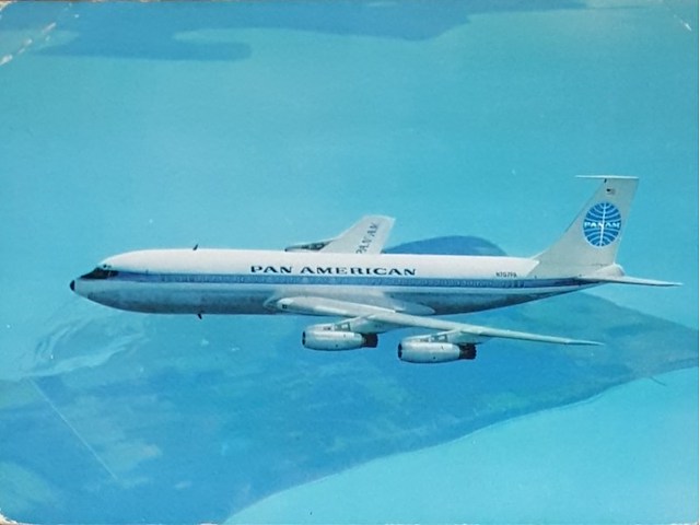Razglednica BOEING 707B `PAN AMERICAN` USA