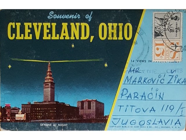 Razglednice `CLEVELAND` Ohio USA
