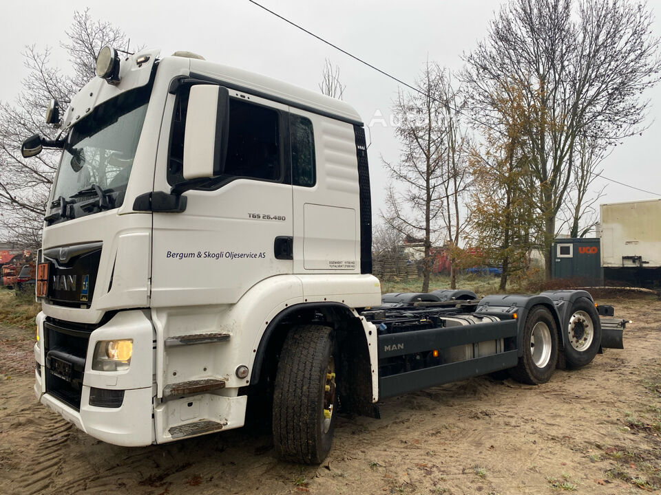 MAN TGS 26.480 6x4/4 HydroDrive ADR E6 rama do zabudowy kamion šasija