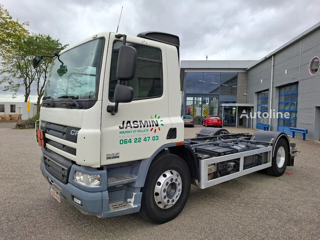 DAF CF75-250 / ADR / ONLY:320740 KM / PTO / INLINER / ALCOA / GOOD C kamion šasija