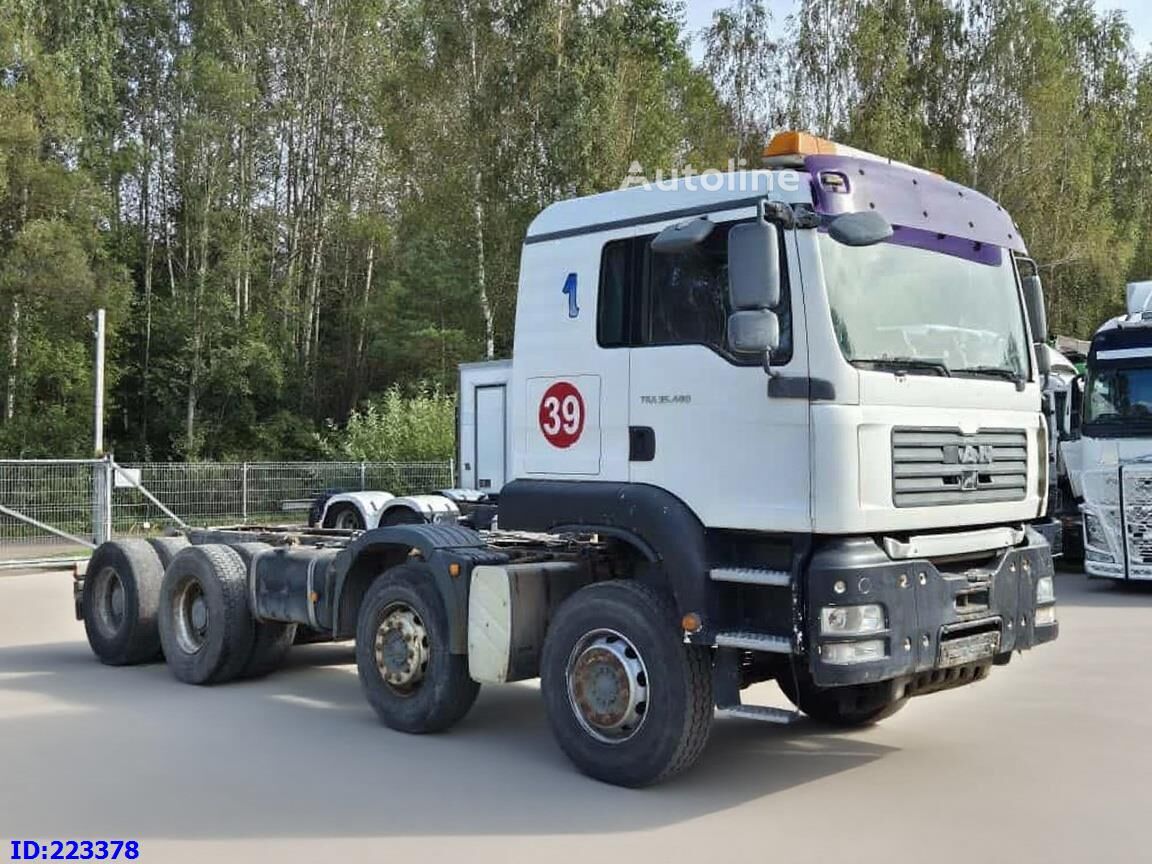 MAN TGA 35.480 8X4 - Full steel - Manual kamion šasija