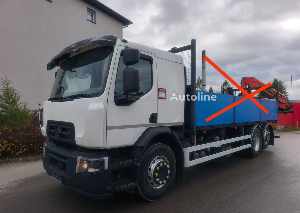 Renault D 26.320 6x2 podwozie do zabudowy kamion šasija