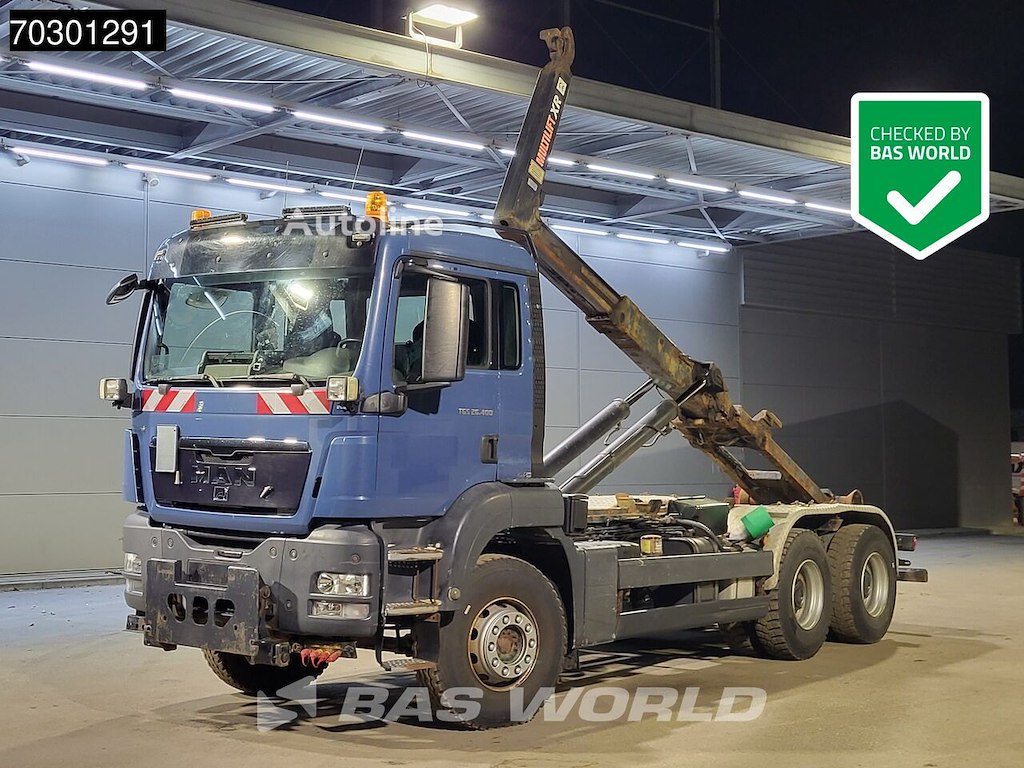 MAN TGS 26.400 6X4 Hiab XR21S56 Containersystem Automatic Euro 5 kamion rol kiper