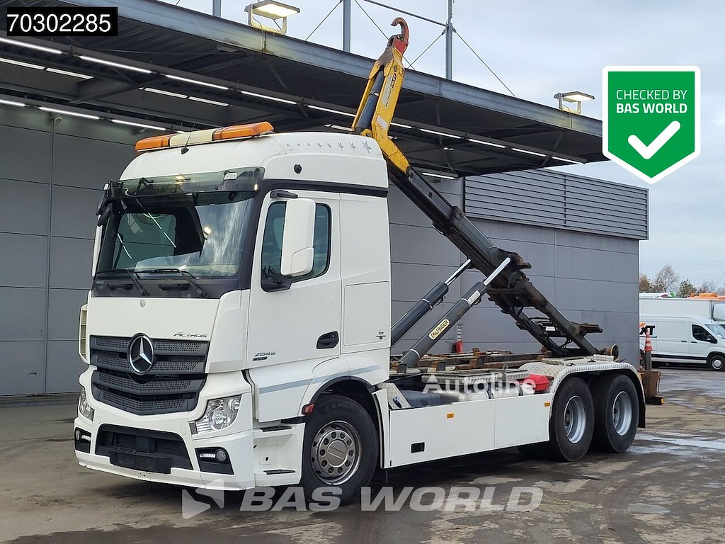Mercedes-Benz Actros 2645 6X2 Palfinger Pallift containersystem Lift-Axle Auto kamion rol kiper