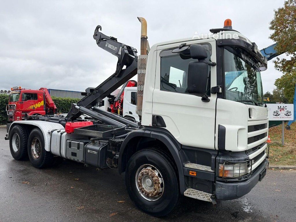 Scania 114C-380 6X4 HOOKLIFT / GANCHO HIAB MULTILIFT - RETARDER - A/C - kamion rol kiper