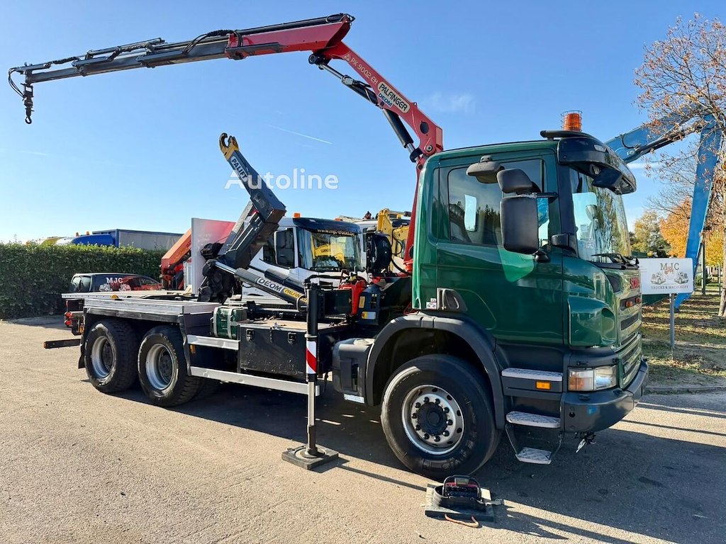 Scania P400 6x4 HOOKLIFT + CRANE PALFINGER PK9001 EH - RETARDER - 5/6F kamion rol kiper
