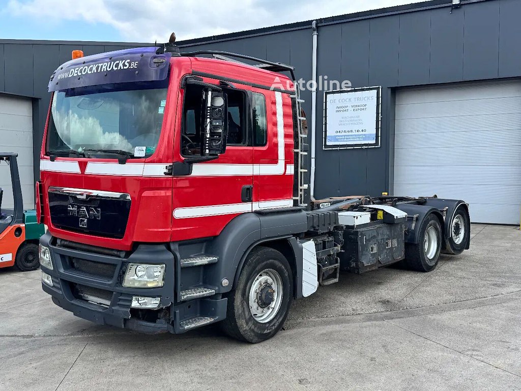 MAN TGS 26.360 6x2/4 HAAKSYSTEEM EURO4 kamion rol kiper