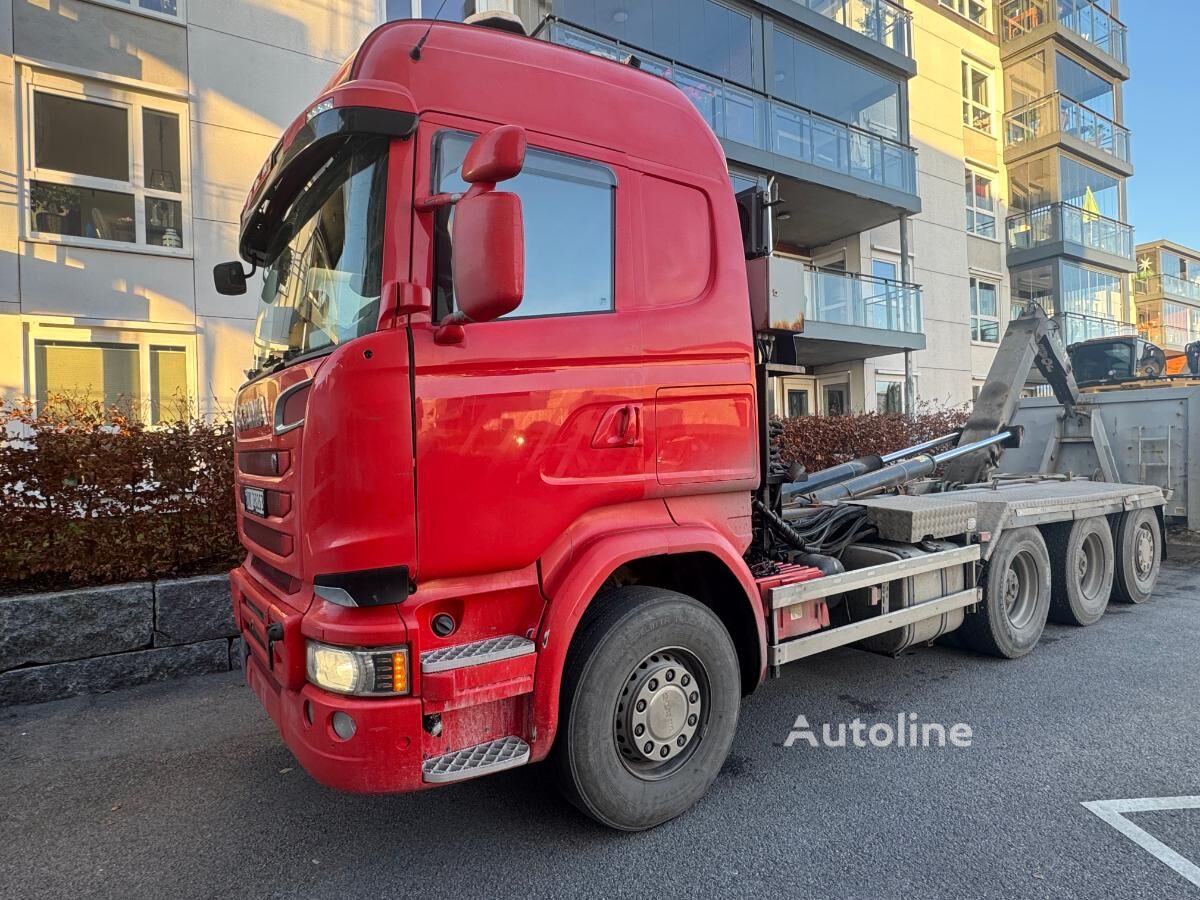 Prodaje se Scania R580 8x4 tridem Krokbil / krokløft m/ JOAB 24t krok med knekk rol kiper sa kukom na aukciji