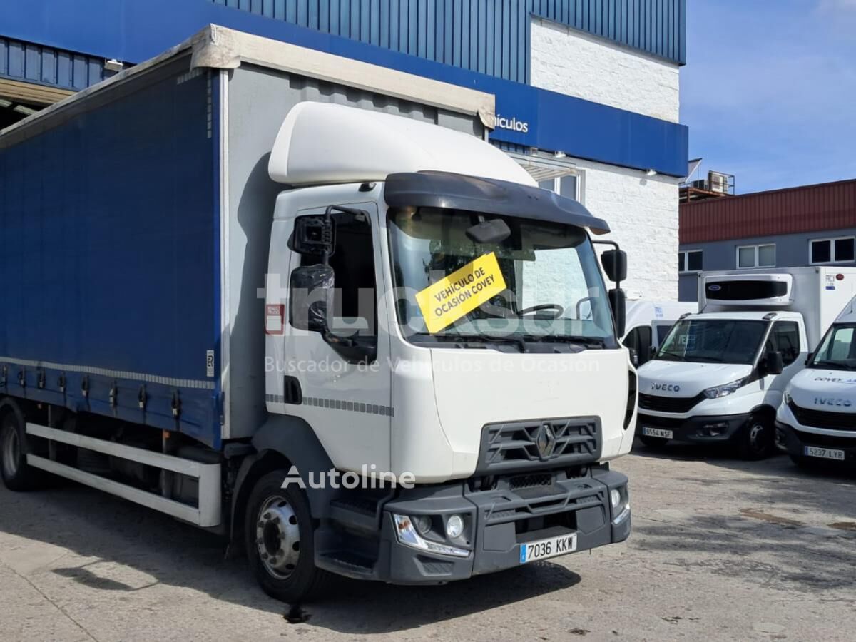 Renault D 12.210 SEMITAULINER kamion sa klizna zavesa cerada