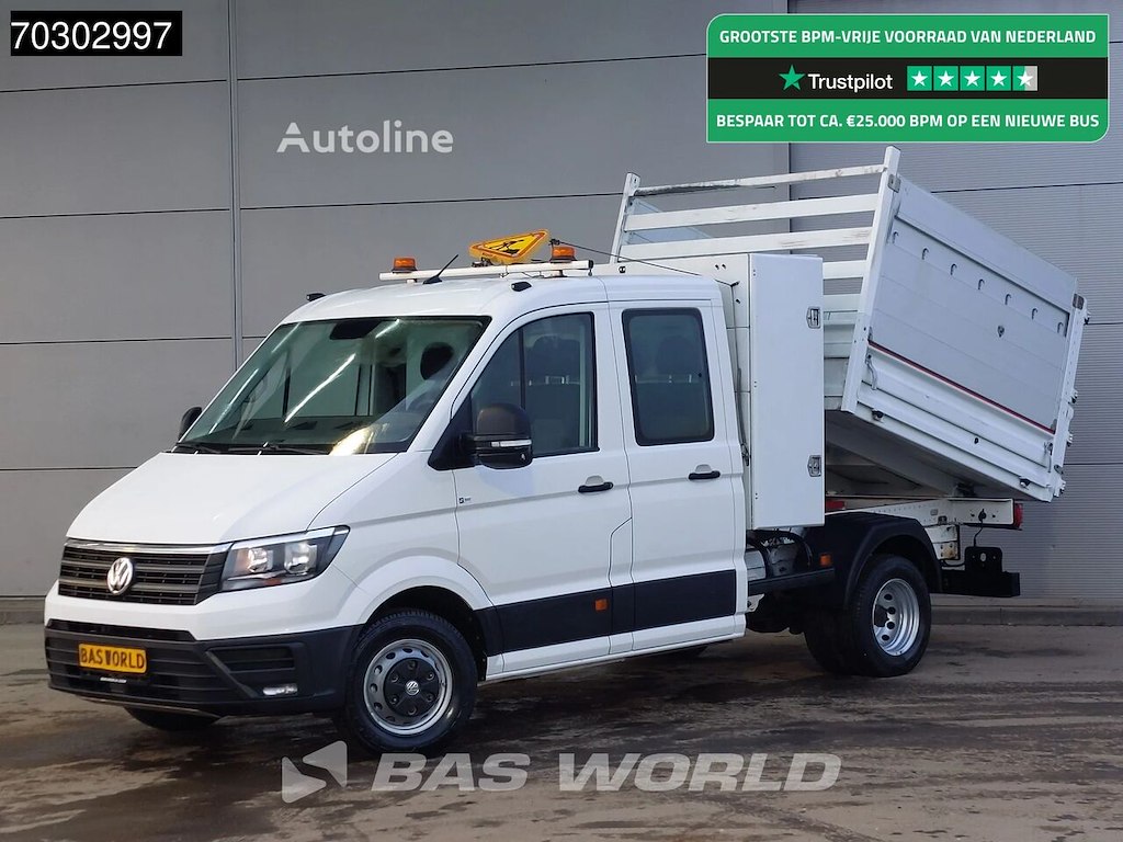 Volkswagen Crafter 177pk Automaat Kipper Dubbellucht 3,5t Trekhaak Navi Air kamion kiper < 3.5t