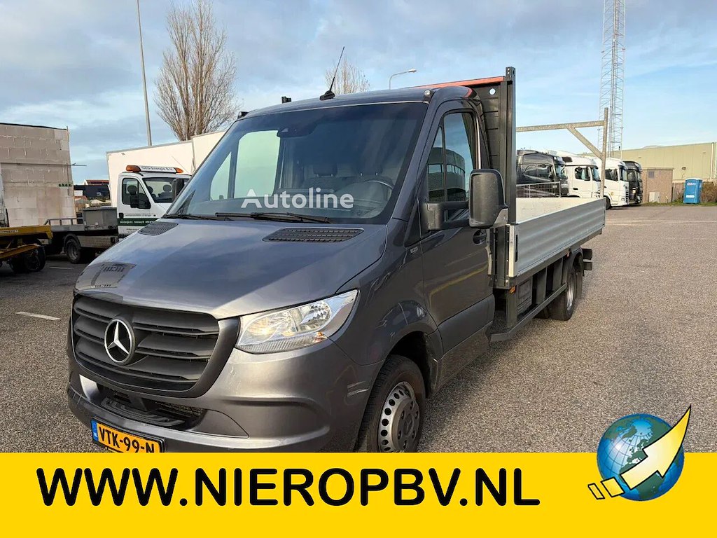 Mercedes-Benz Sprinter 519CDI Openlaadbak Airco Cruisecontrol Trekhaak kamion s ravnom platformom < 3.5t