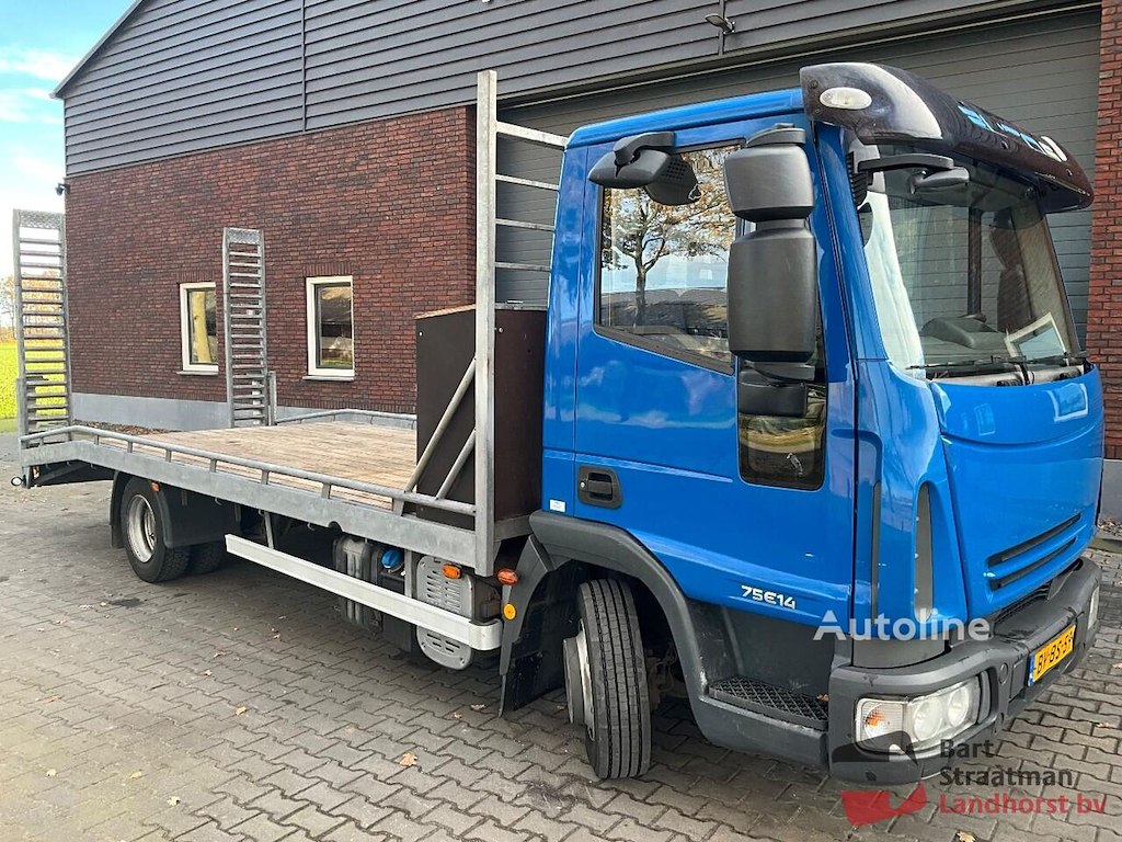 IVECO ML75E14/P 4x2 Euro 5 handgeschakelde oprijwagen, autotransporter