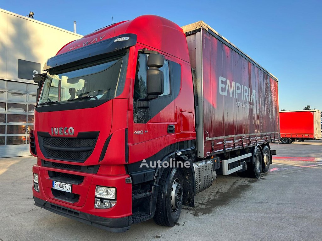 IVECO Stralis 420, Euro 6, 6x2 kamion s ceradom