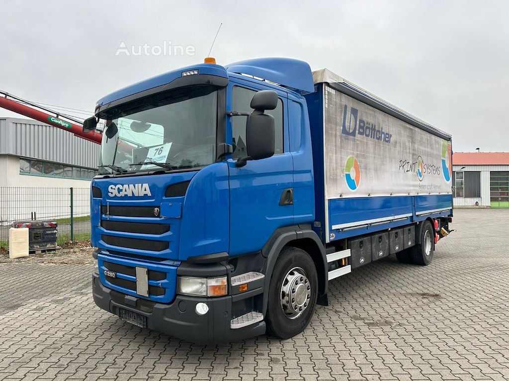 Scania G 280 / LBW / Pritsche 7,3 m / 1 x Liege kamion s ceradom