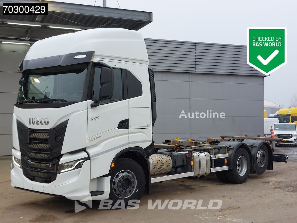 IVECO S-Way 510 6X2 BDF Retarder Air suspension Lift-Axle Automatic Eu vozilo za prevoz kontejnera