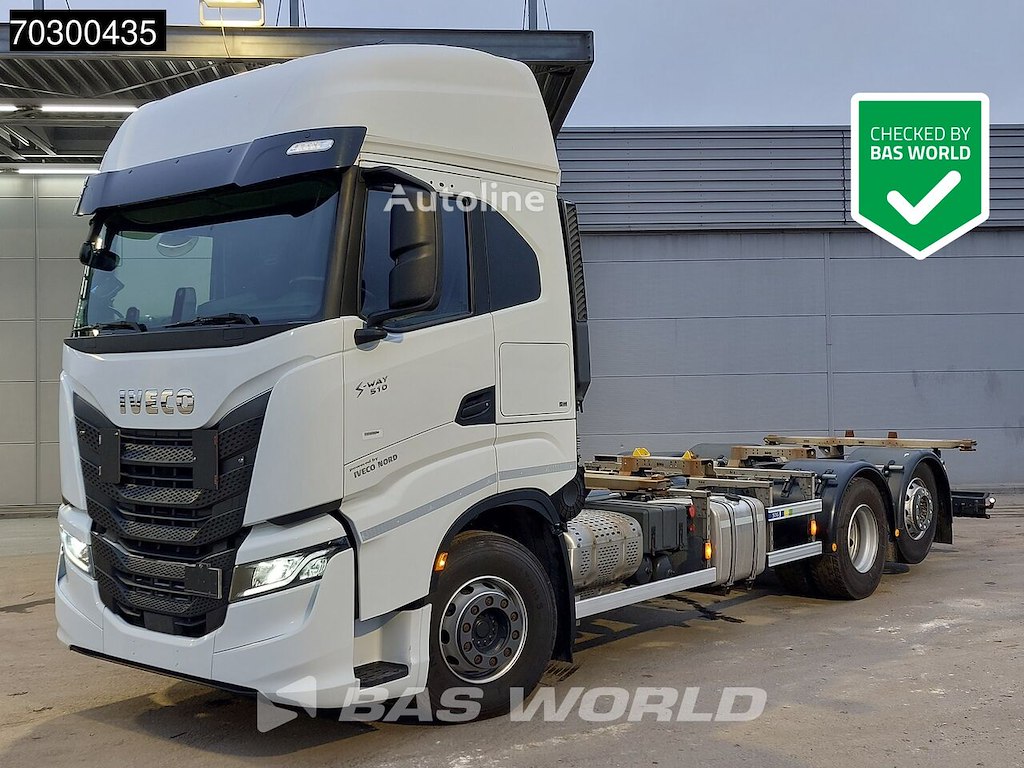 IVECO S-Way 510 6X2 BDF Retarder Air suspension Lift-Axle Automatic Eu vozilo za prevoz kontejnera