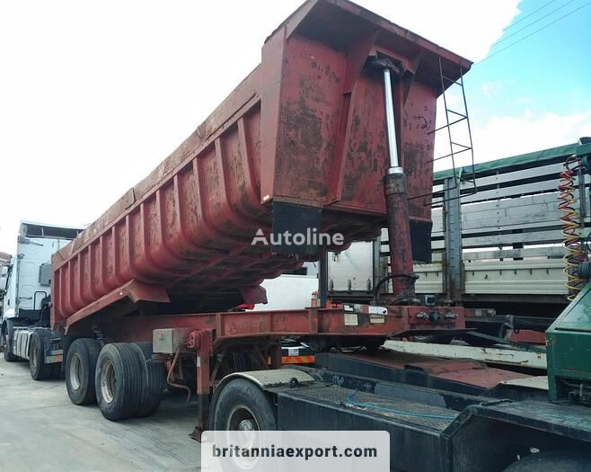 Trabosa 2 Axles Twin Wheel Tipper Semi-Trailer | Spring Suspension | poluprikolica kipera