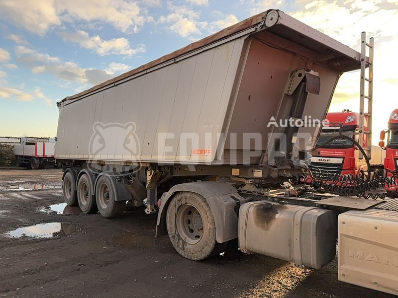Kempf 3-axle aluminium tipper semi-trailer poluprikolica kipera