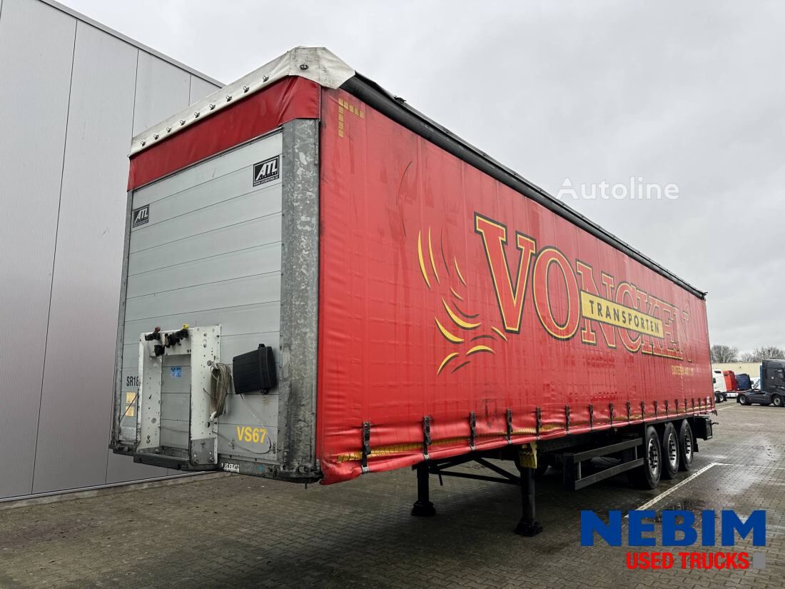 Schmitz Cargobull SCB*S3T - Curtainsider / Pritsche Plane / Sliding roof poluprikolica sa niskom platformom