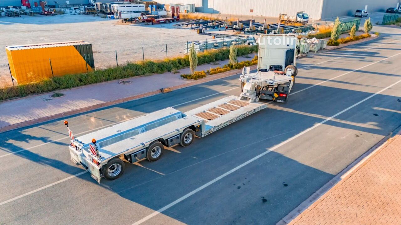 Nova Raptor Trailer 3 Axle Extendable Lowloader poluprikolica sa niskom platformom