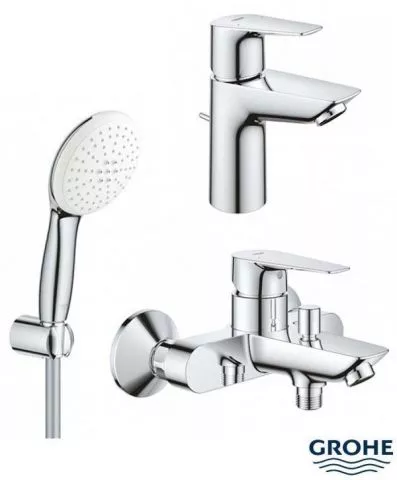 Set Grohe BauEdge New BN slavina za kadu i lavabo 10000002