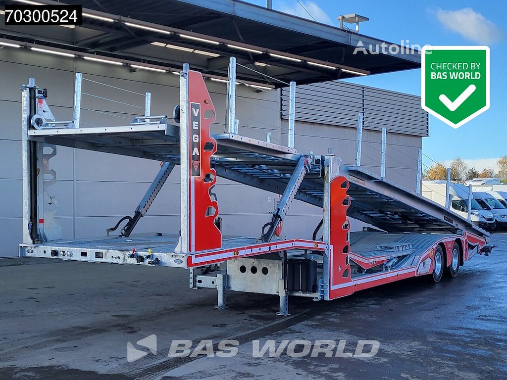 Nova Vega 2 Axle Semi Trailer 2 axles NEW Truck Car Transport Remote BPW poluprikolica autotransportera