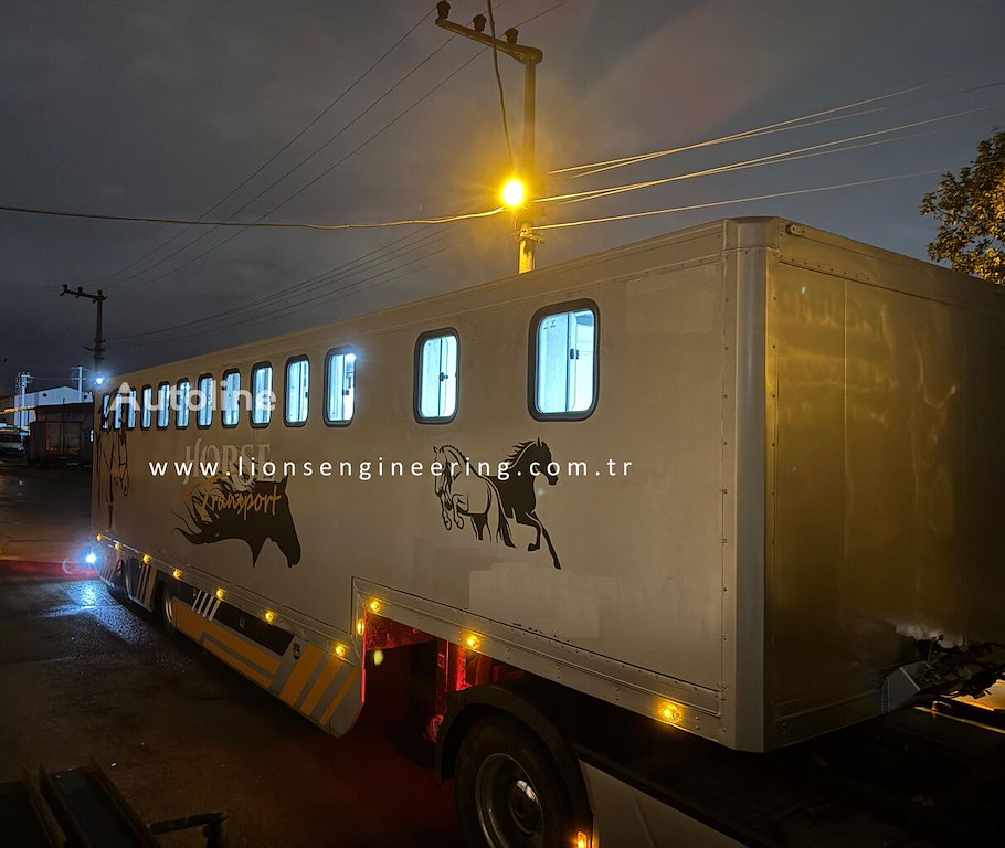 Nova Lions HORSE ANIMAL TRUCK SEMI TRAILER poluprikolica za prevoz konja