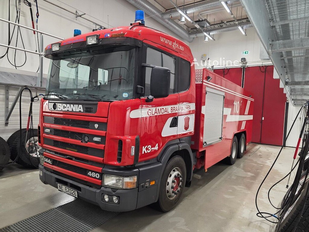 Prodaje se Scania R144 brannbil vatrogasno vozilo na aukciji