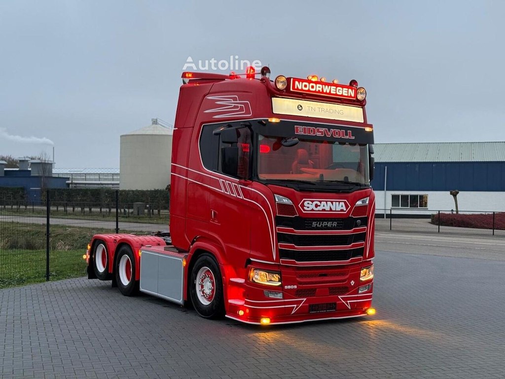 Scania S580 V8 NGS SHOW TRUCK, FULL AIR, SPECIAL INTERIOR, PACKED, LIKE tegljač