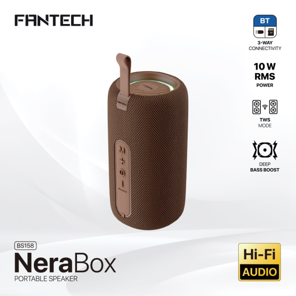 FANTECH Bluetooth zvučnik BS158 NeraBox, braon