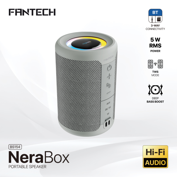 FANTECH Bluetooth zvučnik BS154 NeraBox, siva