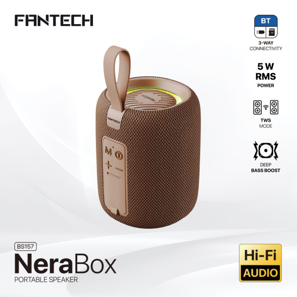 FANTECH Bluetooth zvučnik BS157 NeraBox, braon
