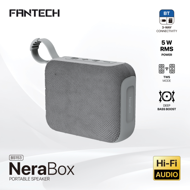 FANTECH Bluetooth zvučnik BS153 NeraBox, siva