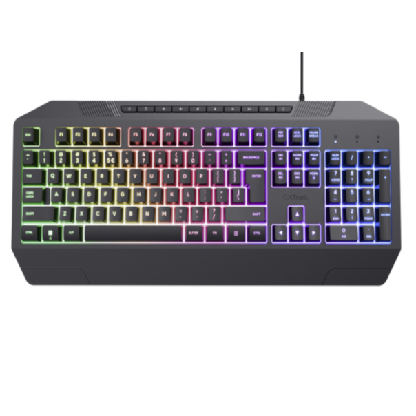 TRUST Gaming tastatura GXT836 Evocx US, crna
