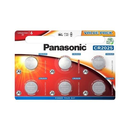 Panasonic baterije Litijum CR-2025 L/6bp