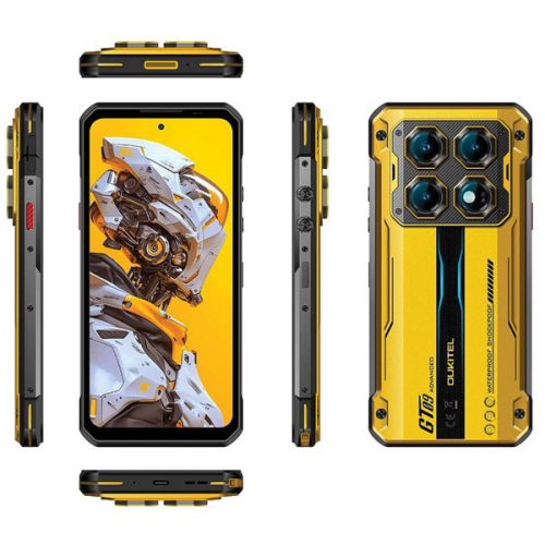 Oukitel WP60 yellow Rugged Smartphone 5G/16GB+512GB/10000mAh/108MP+8MP+2MP/32MP/NFC/Android15