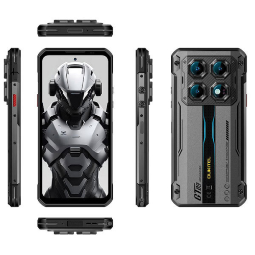 Oukitel WP60 black Rugged Smartphone 5G/16GB+512GB/10000mAh/108MP+8MP+2MP/32MP/NFC/Android15