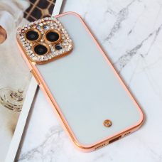 Futrola Cirkon Camera za iPhone 15 Pro 6.1 roze