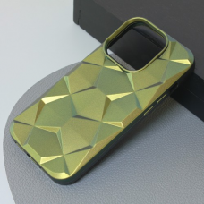 Futrola Shiny Diamond za iPhone 15 Pro 6.1 maslinasto zelena