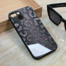 Futrola Shiny glass za iPhone 15 6.1 crna