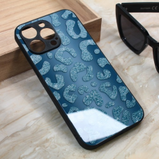 Futrola Shiny glass za iPhone 15 Pro Max 6.7 plava
