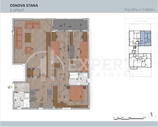 Eksluzivna novogradnja u Čairu, četvorosoban, II s