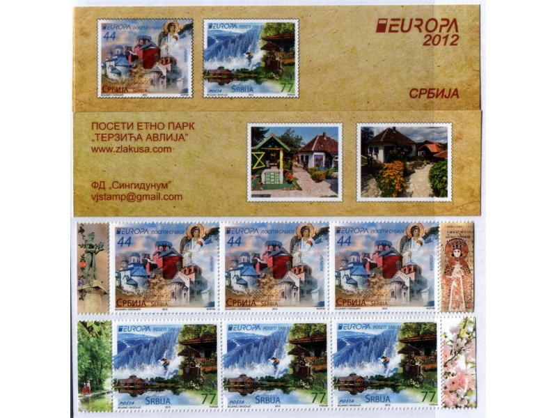 Srbija 2012 Evropa CEPT karnet tip A MNH