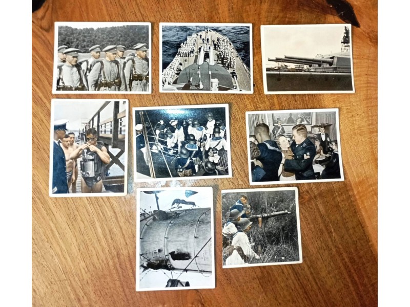 UNSERE REICHMARINE sličice, WW2, Treći rajh