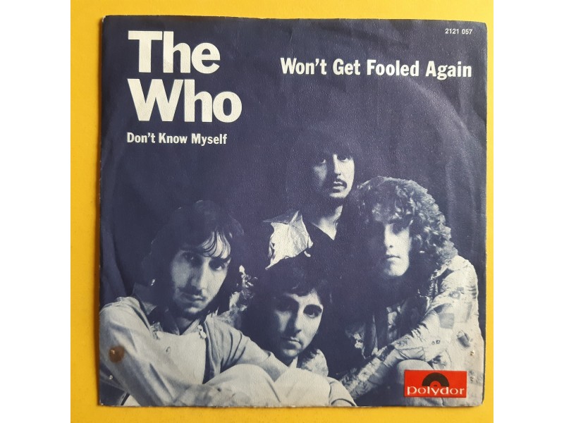 THE WHO - WONT GET FOOLED AGAIN ***** 1971 GERMANY