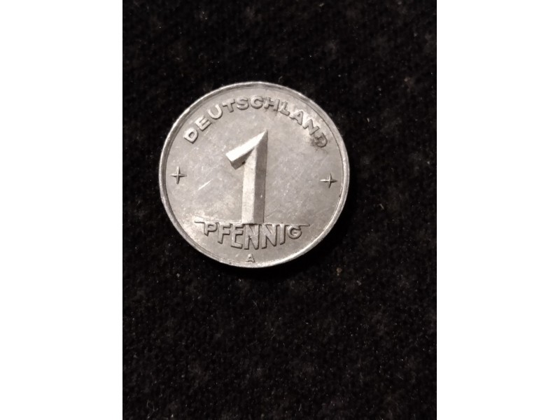 1 pfennig 1949 istočna nemačka