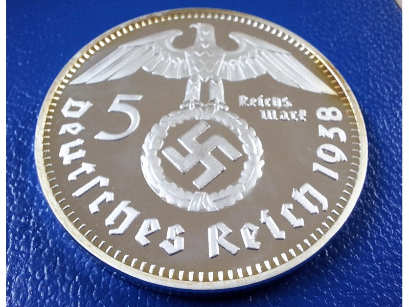 Deutsches Reich - 5 Reichsmark, 1938. REPLIKA