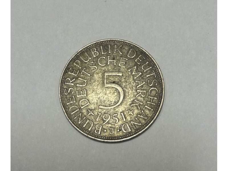 5 MARAKA 1951 srebro