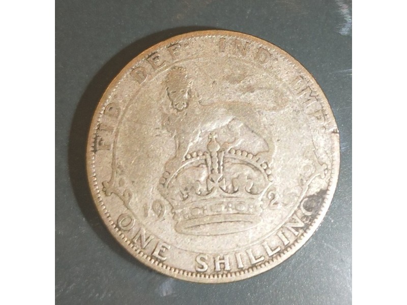 C21 1 siling Velika Britanija 1925 srebrnjak 5,66g sreb