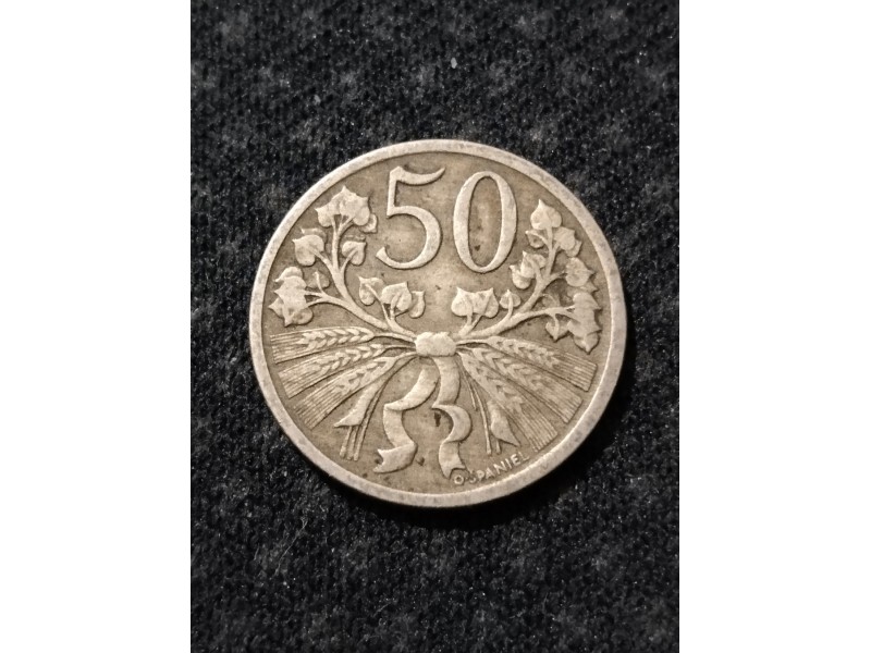 50 helera 1922 čehoslovačka